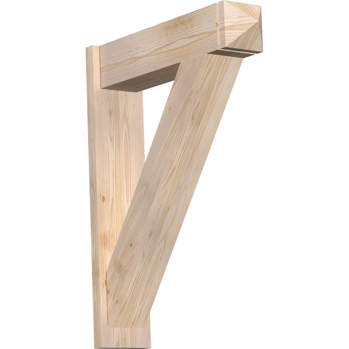 Ekena Millwork 7.50"W x 30"D x 38"H Traditional Smooth Arts and Crafts ...