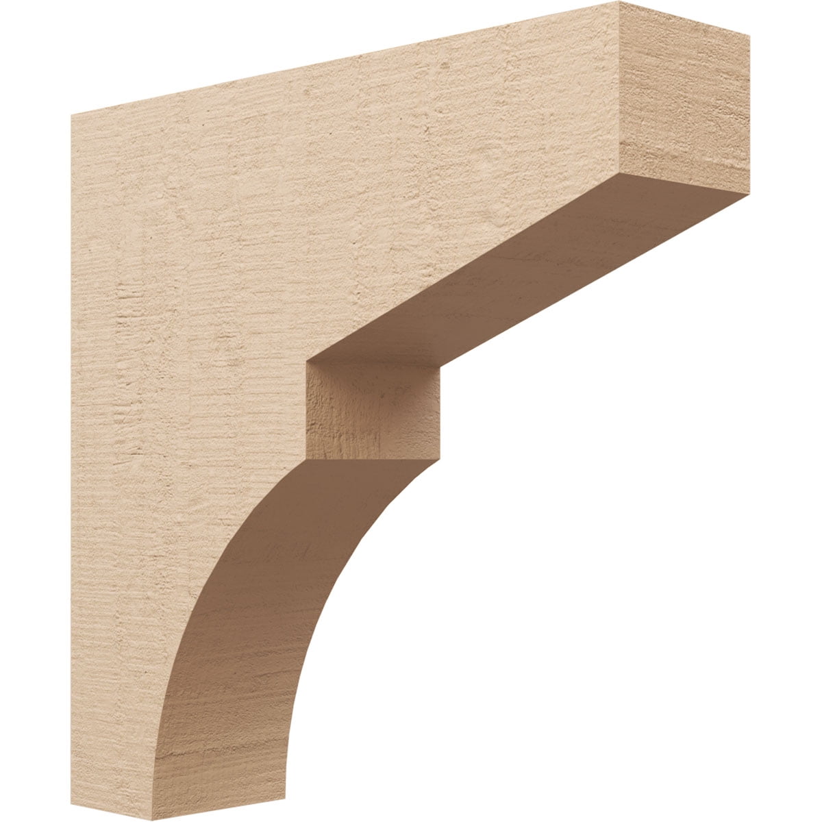 7"W x 28"D x 28"H Thin Monterey Rough Cedar Woodgrain TimberThane ...