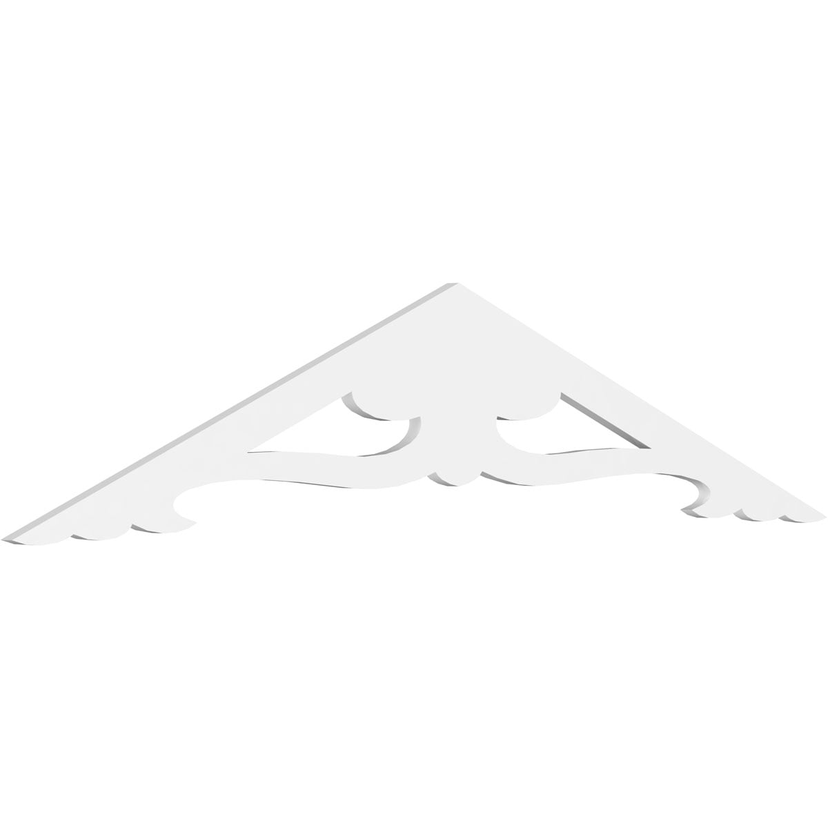 Ekena Millwork 72"W x 15"H x 1"P (5/12) Pitch Cornelia Architectural ...