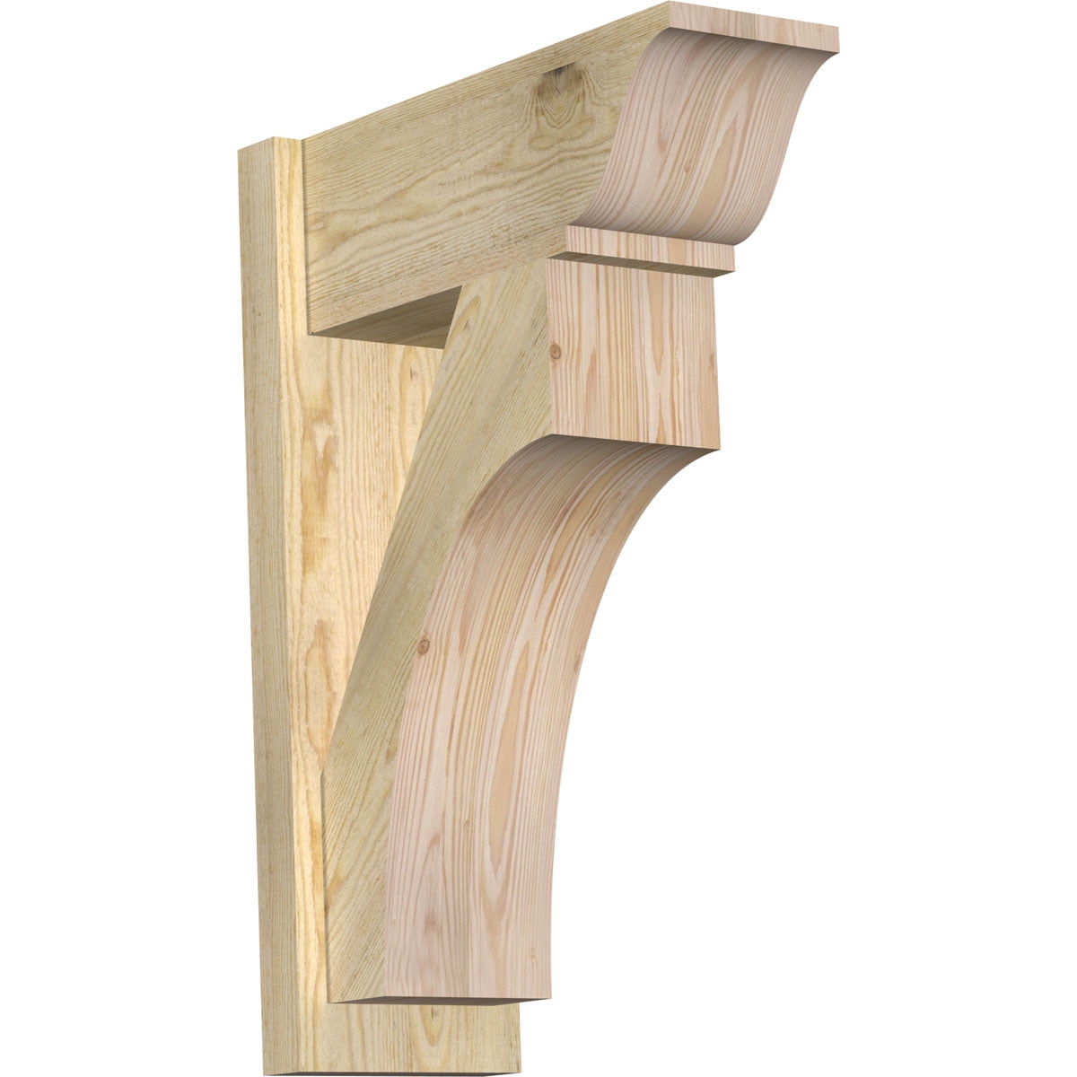 Ekena Millwork 8"W x 20"D x 28"H Westlake Rough Sawn Traditional ...