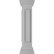 8" x 8' Endura-Aluminum Column, Round Shaft (Load-Bearing 21,000 lbs ...