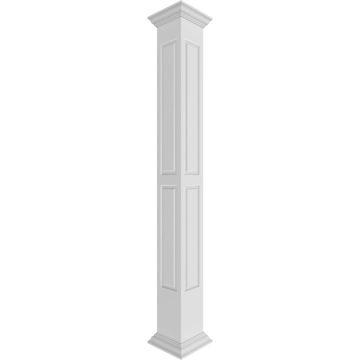 Ekena Millwork 8"W x 8'H Craftsman Classic Square Non-Tapered, Double ...