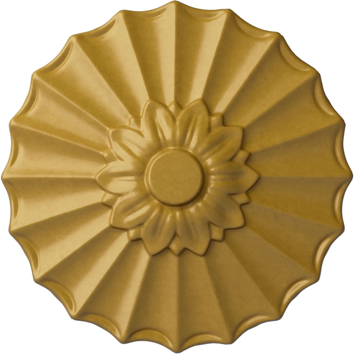 Ekena Millwork 9"OD x 1 3/8"P Shakuras Ceiling Medallion (Fits Canopies ...
