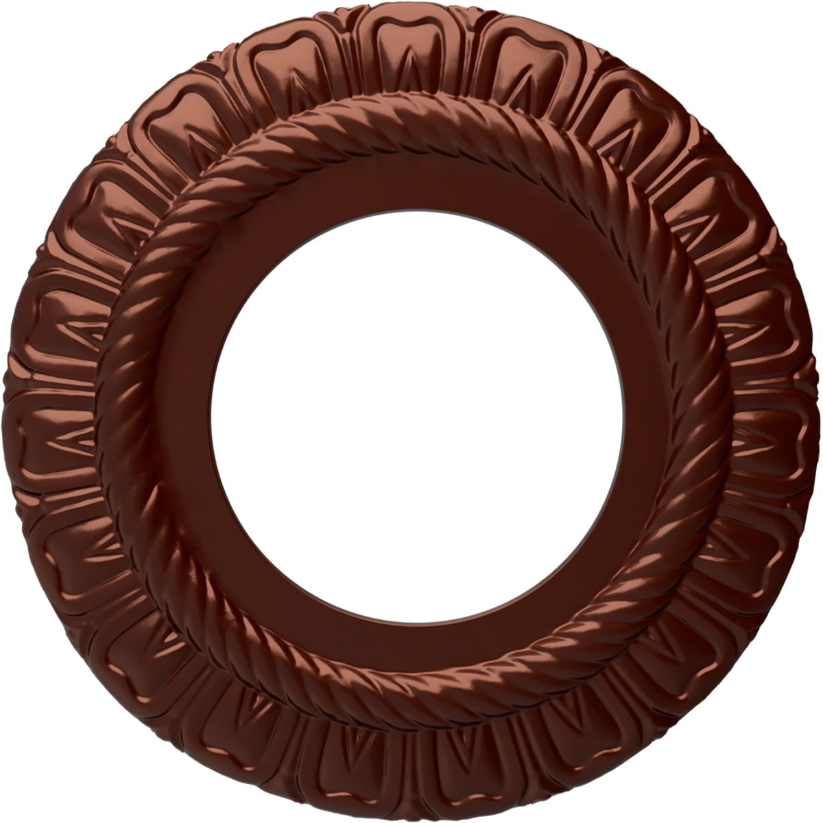 Ekena Millwork 9"OD x 4 1/2"ID x 1/2"P Claremont Ceiling Medallion ...