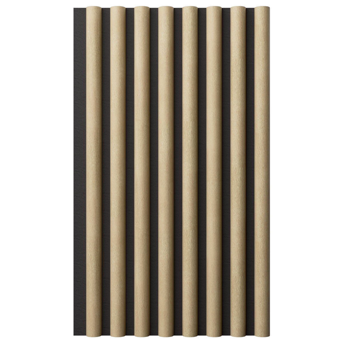 Ekena Millwork AcoustixPro Noise Cancelling Half Round Small Slat Wall ...