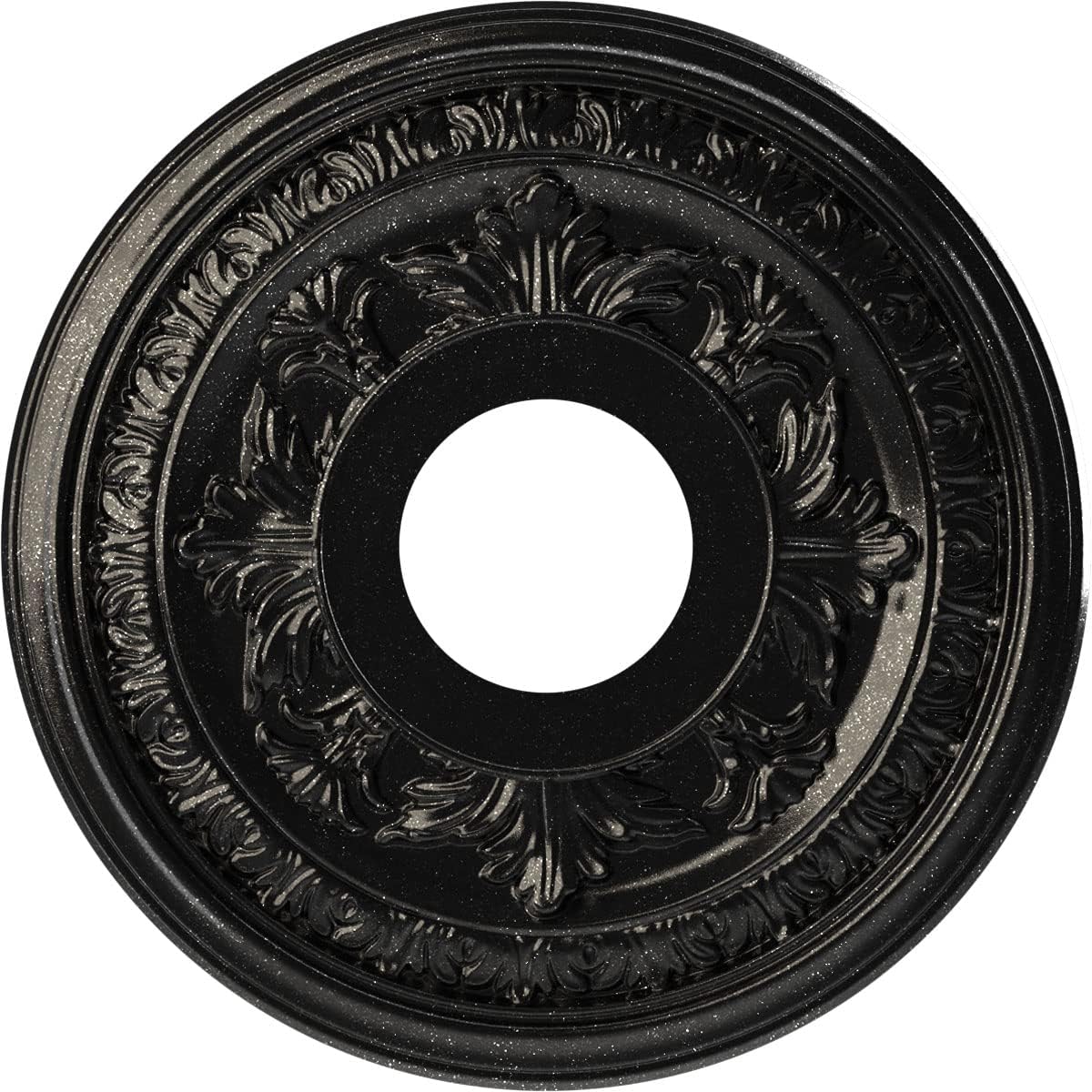 Ekena Millwork CMP13BAAGX Baltimore Thermoformed PVC Ceiling Medallion ...