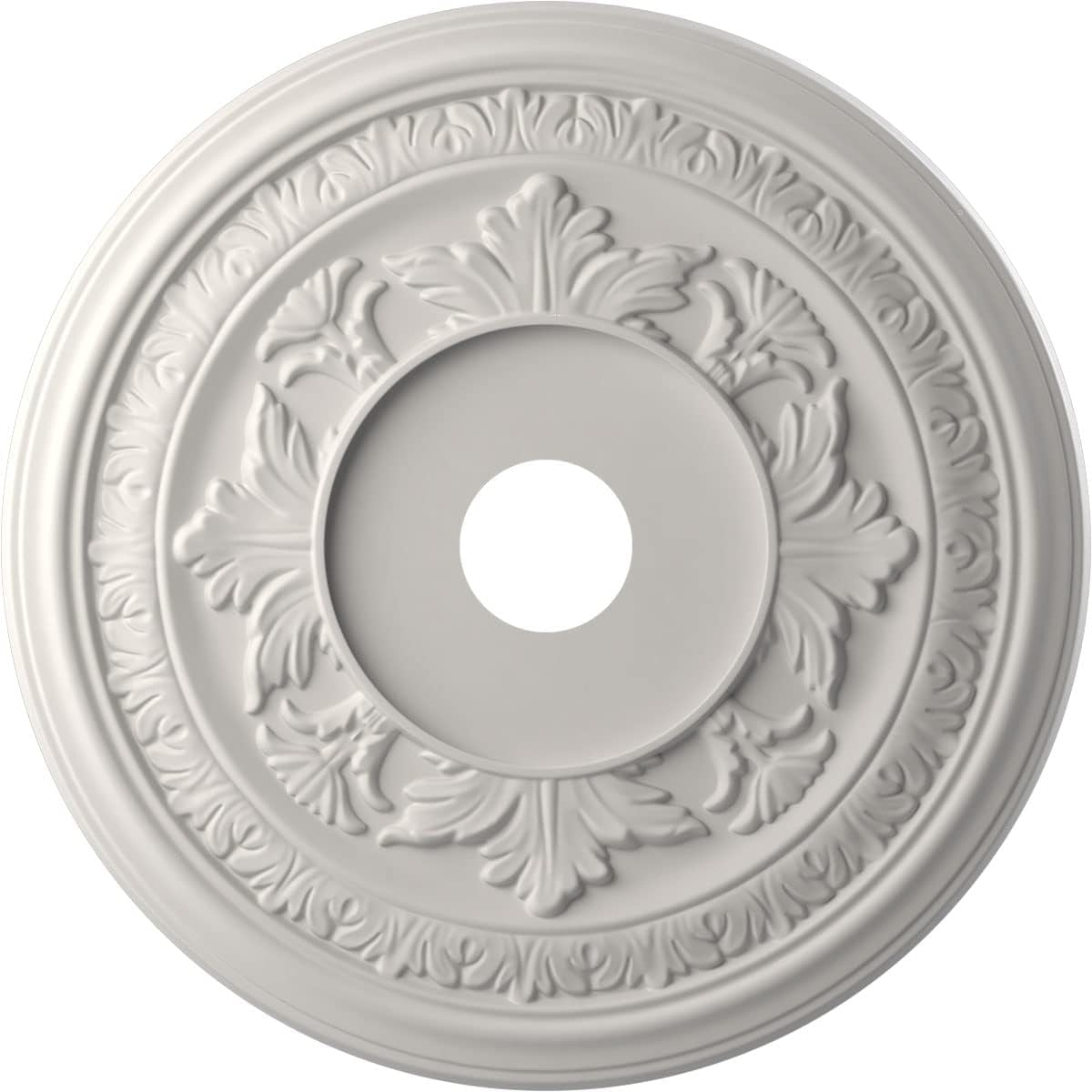 Ekena Millwork CMP22BAGBW Baltimore Thermoformed PVC Ceiling Medallion ...