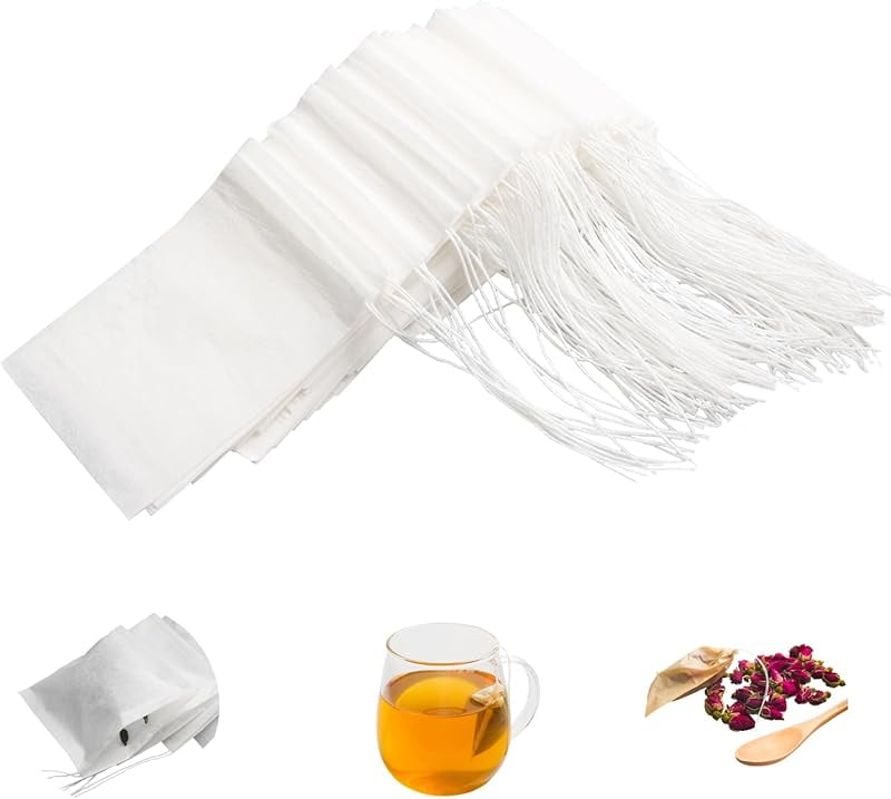 Eketirry 100pcs Tea Filter Bags for Loose Tea, Mini Empty Tea Bags ...