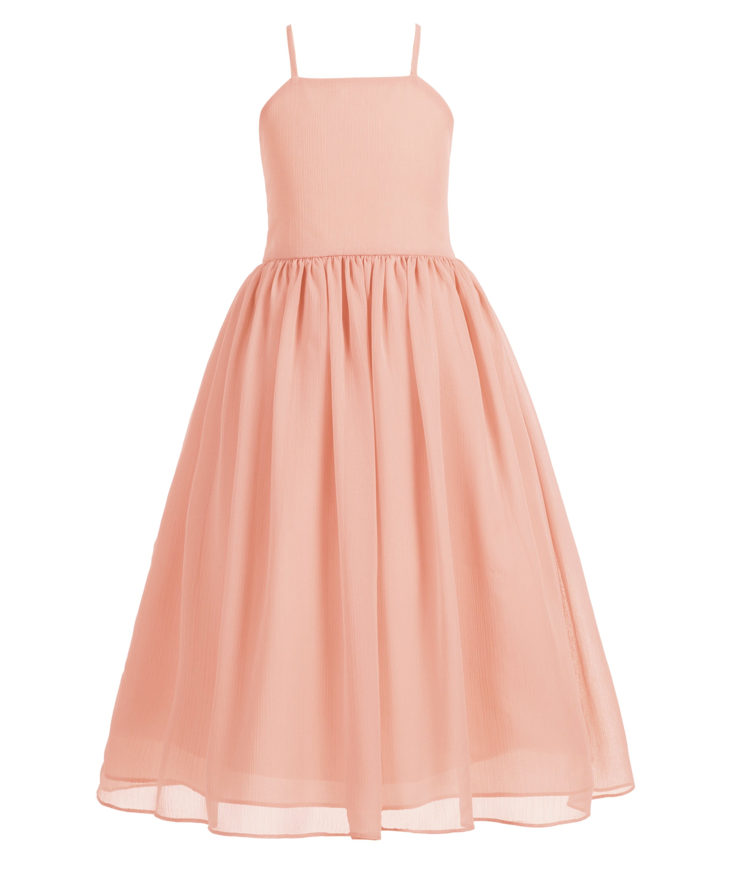 Ekidsbridal Criss-Cross Chiffon Flower Girl Dress Pretty Princess ...