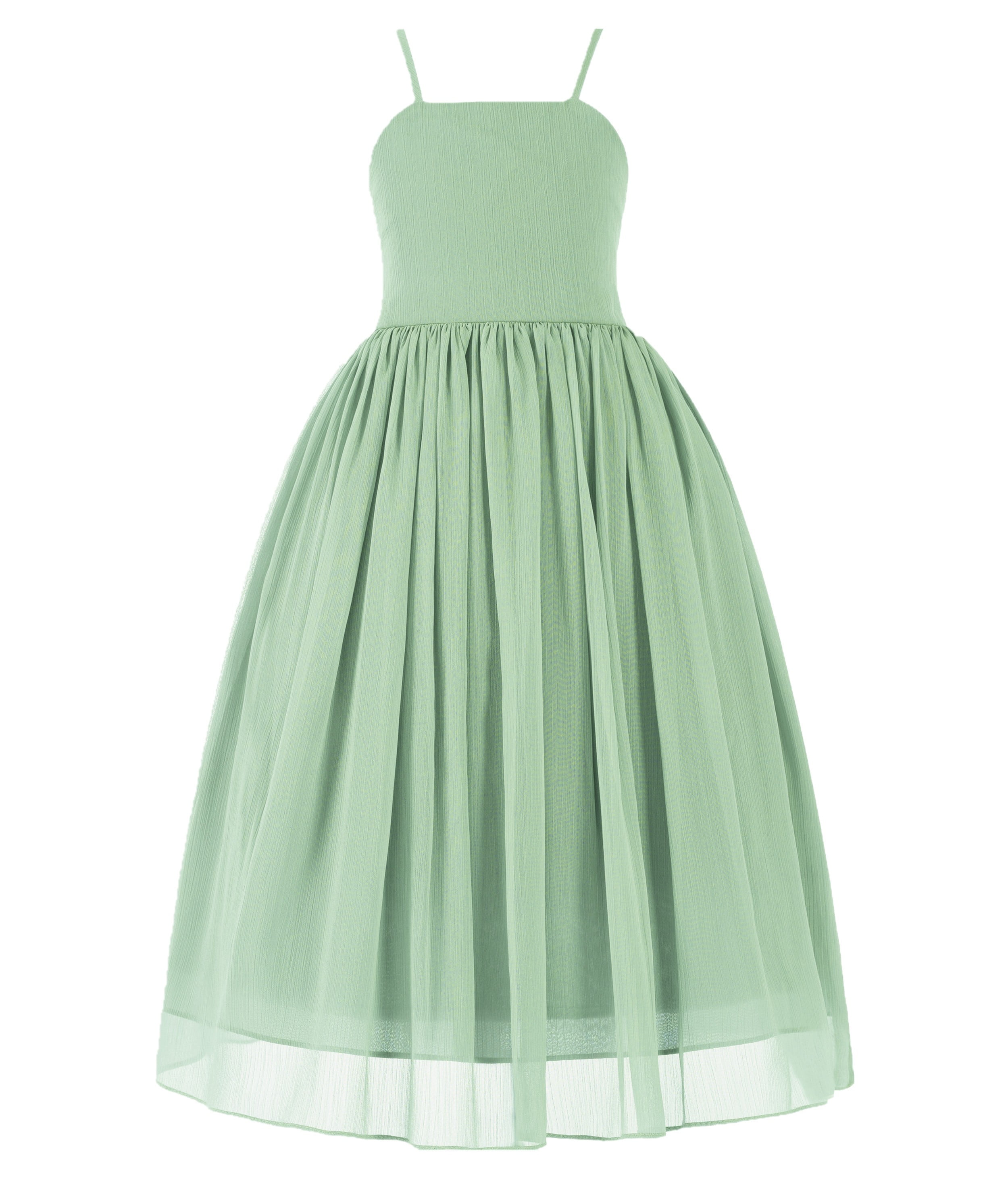 Ekidsbridal Criss-Cross Chiffon Flower Girl Dress Pretty Princess ...