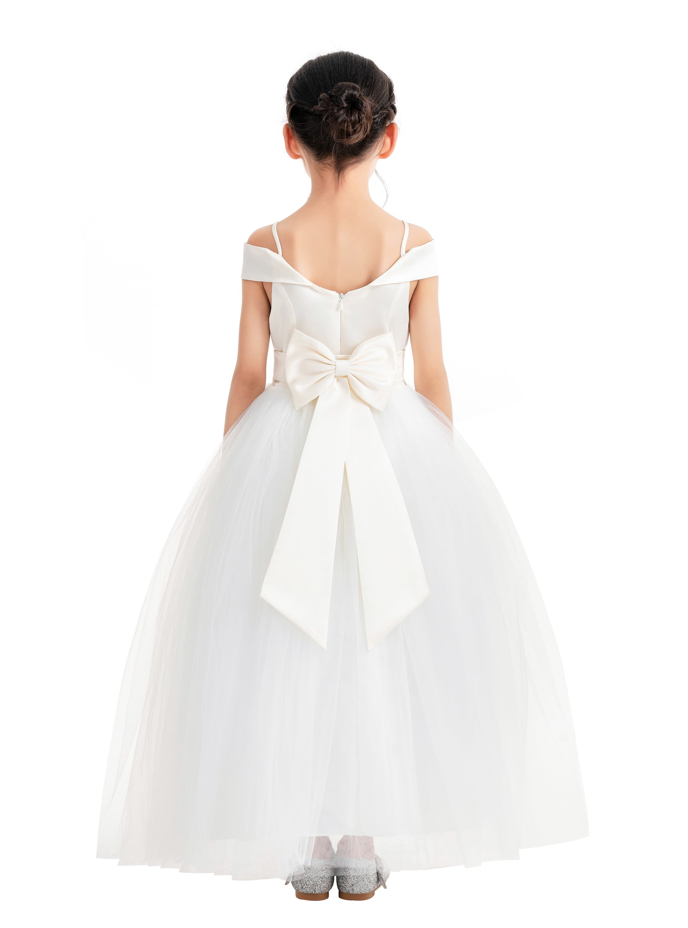 Ekidsbridal Girl Formal Flower Girl Dress - Spaghetti Strap Off ...