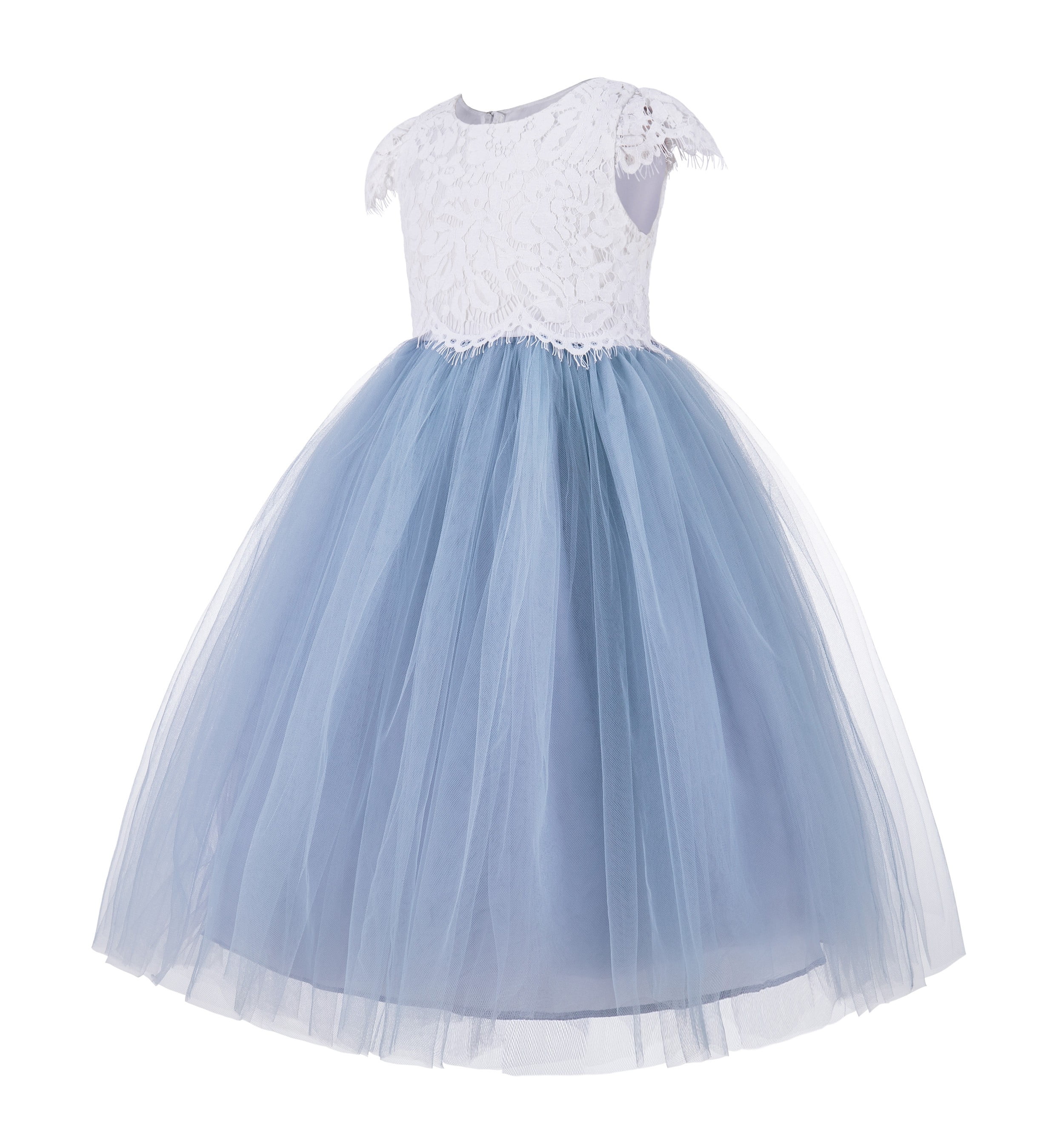 Ekidsbridal Girl Princess Flower Girl Dress - Floral Lace Dress with ...