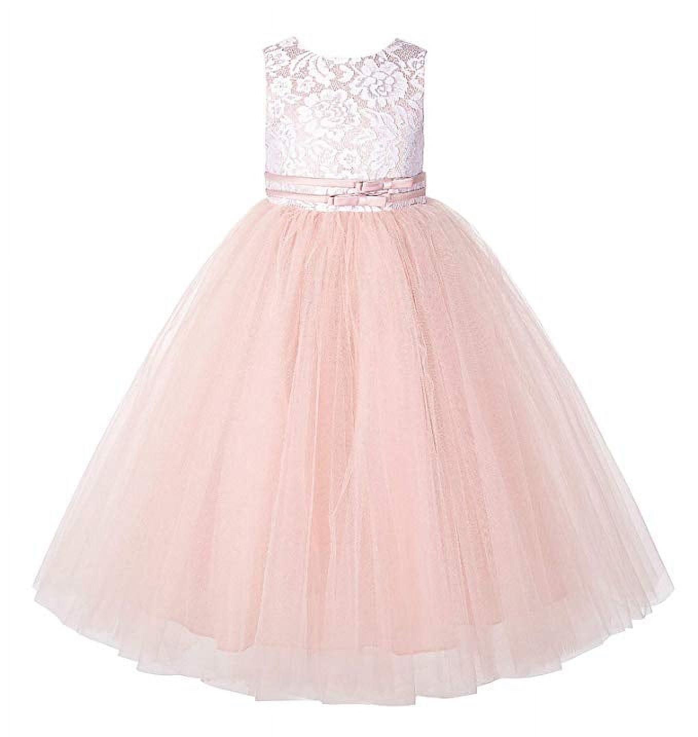 Ekidsbridal Lace Tulle Tutu Flower Girl Dress Formal Evening Gown ...