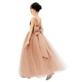 Ekidsbridal Satin Backless Tulle Formal Flower Girl Dress for Junior ...