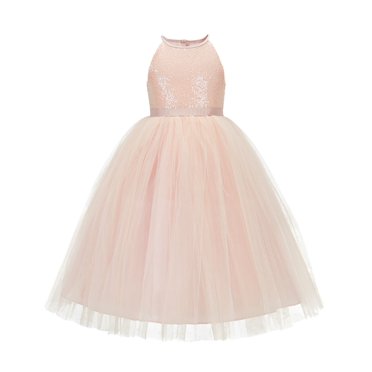 Ekidsbridal Crossed Straps A-Line Flower Girl Dress Junior Bridesmaid ...