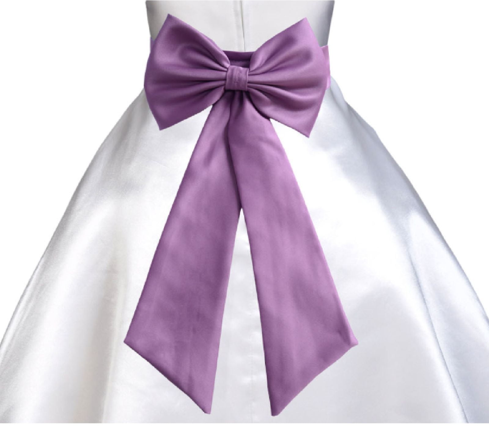 Ekidsbridal Wedding Satin Tiebow Sash Bow Tie Sash with Velcro Closure ...
