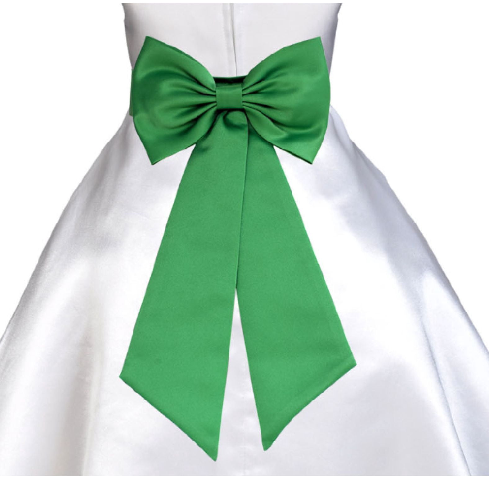 Ekidsbridal Wedding Satin Tiebow Sash Bow Tie Sash with Velcro Closure ...