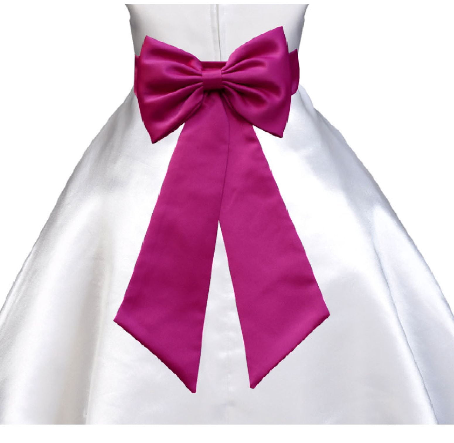 Ekidsbridal Wedding Satin Tiebow Sash Bow Tie Sash with Velcro Closure ...