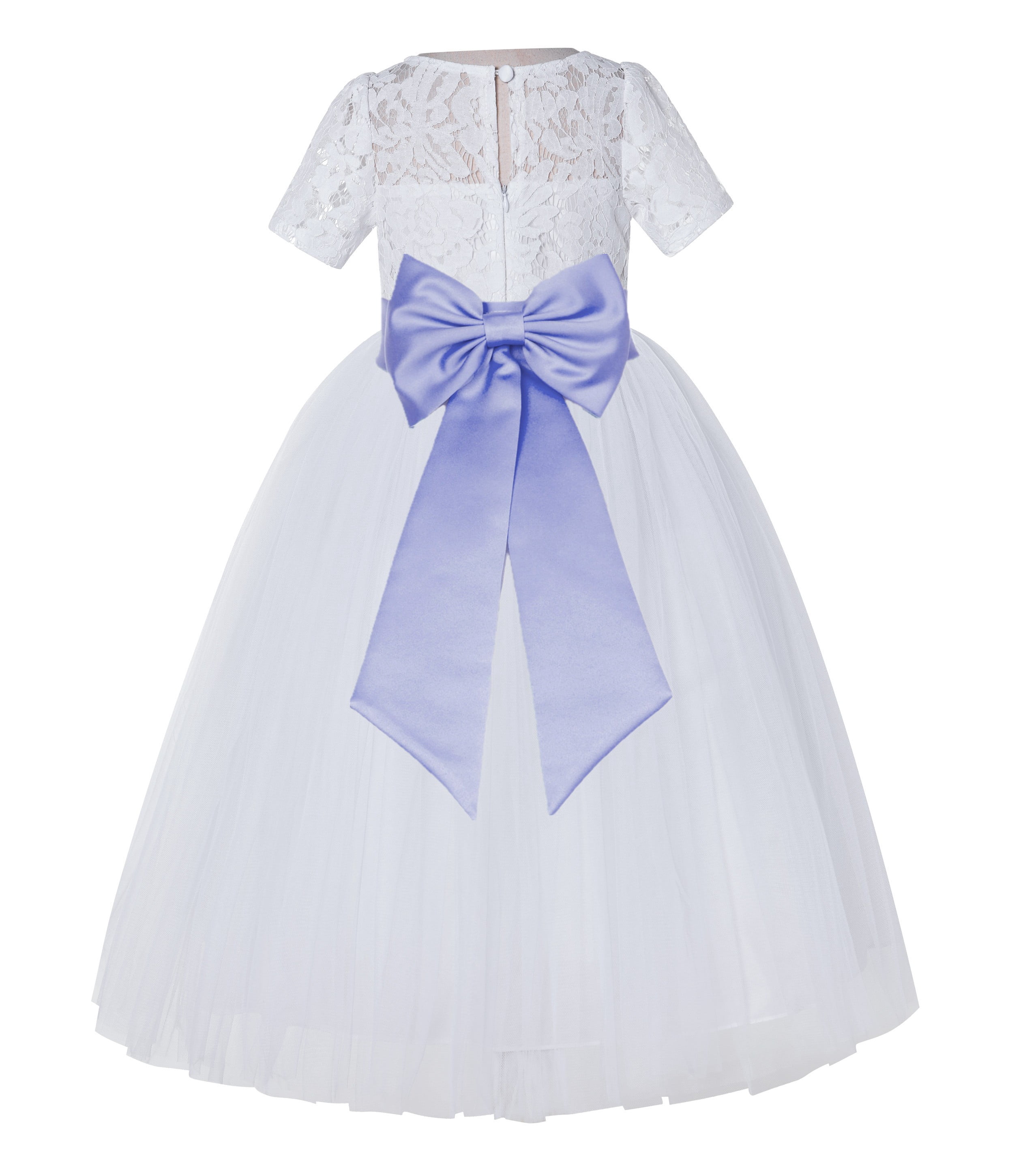Ekidsbridal White Floral Lace Vintage Flower Girl Dresses Beauty ...