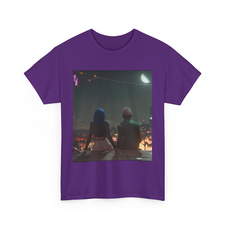 Ekko and Jinx Characters Anime Arcane Season 2 Tshirt Unique Gift Anime ...