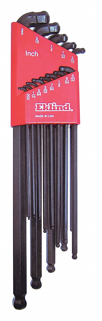 Eklind 17213 Double-Ball Hex Key SAE 13 Piece Set - Walmart.com