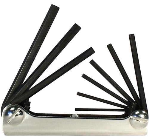 Eklind 20912 Classic Fold Up Hex Key Set 9 Count - Walmart.com
