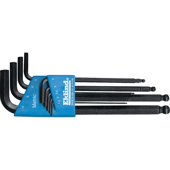 Eklind 9-Piece Metric Ball-End Hex Key Set - Single Pack — Residential ...