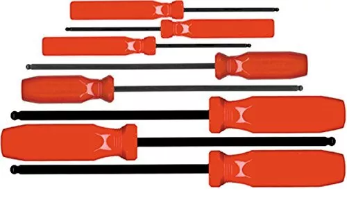 Eklind 90108 Ball-Hex (allen) Screwdriver - 8pc set SAE Inch Sizes .050 ...
