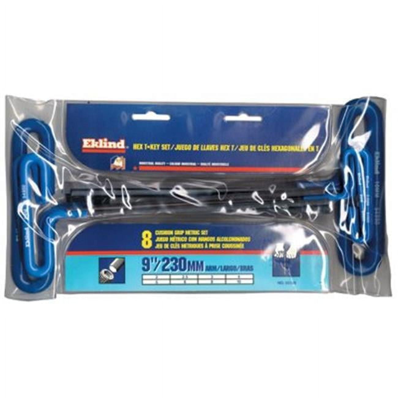 Eklind Tool 2Mm - 10Mm T-Handle Hexset W-Pouch 8 K - Walmart.com