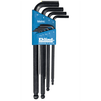 Eklind Tool Double-Ball-Hex-L Assorted Metric and SAE Long Arm Double ...