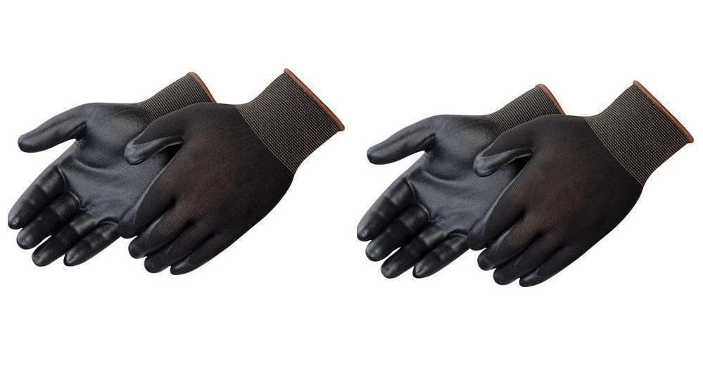 Ekon Pack of 2 PU Coated Grip Daily Use Nylon Polyester Washable ...