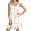 Ekouaer Women' Lace Trim Cami Sleep Dress Loungewear Cute Night Gowns ...