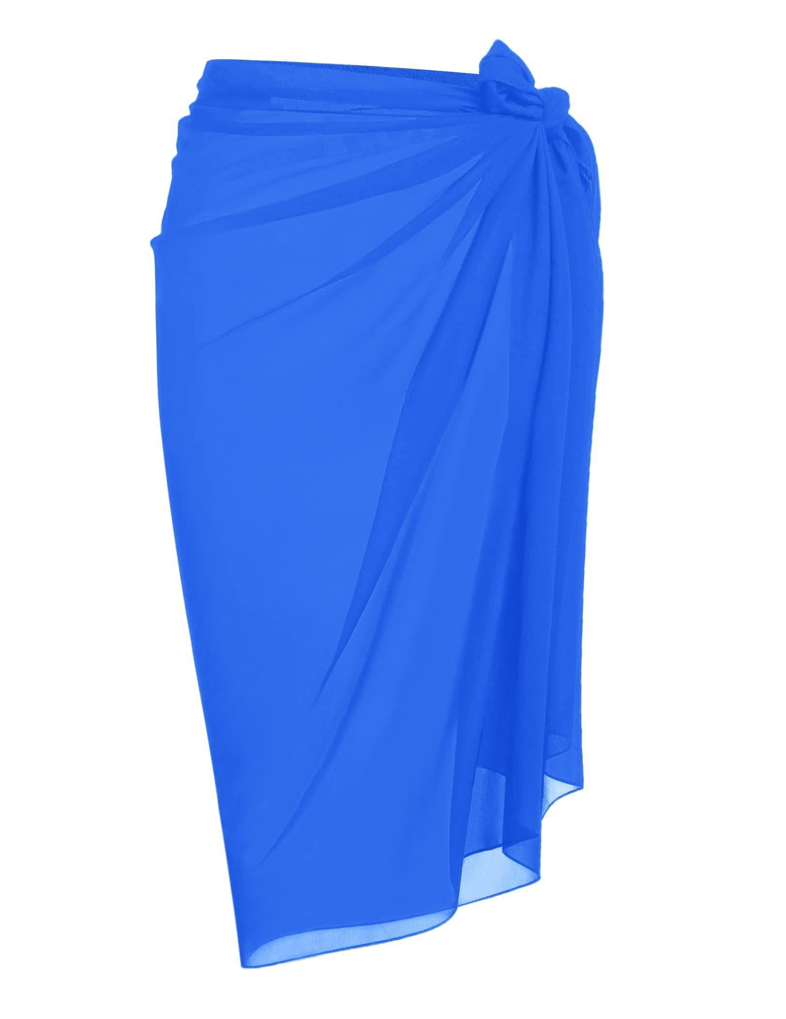 Ekouaer Swimsuit Cover Up Long Women's Beach Wrap Skirt Swimwear Bikini ...