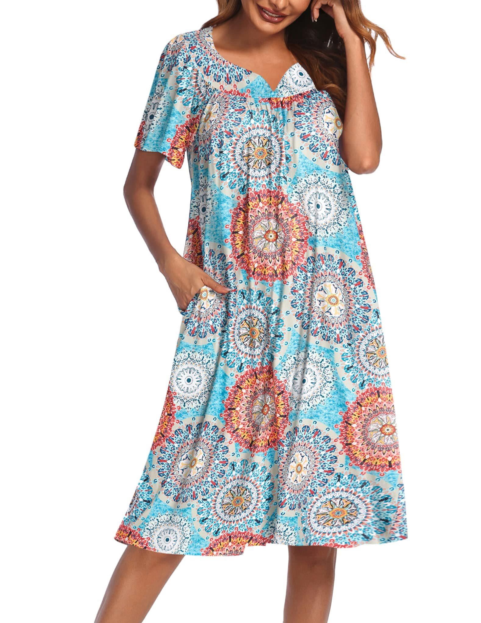 Ekouaer Women's House Dress with Pockets - Walmart.com