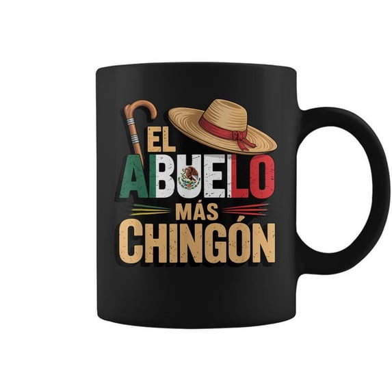 El Abuelo Mas Chingon Best Mexican Dad Coffee Mugs - Walmart.com