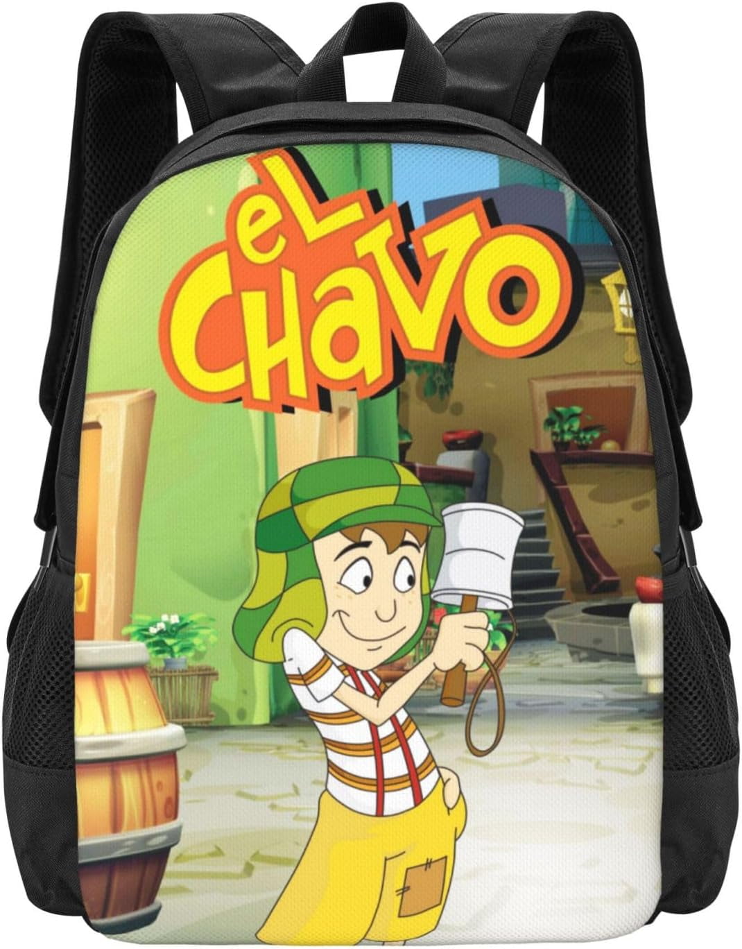 El Anime Chavo animado Anime Backpacks Canvas Backpack Cartoon Daypack ...