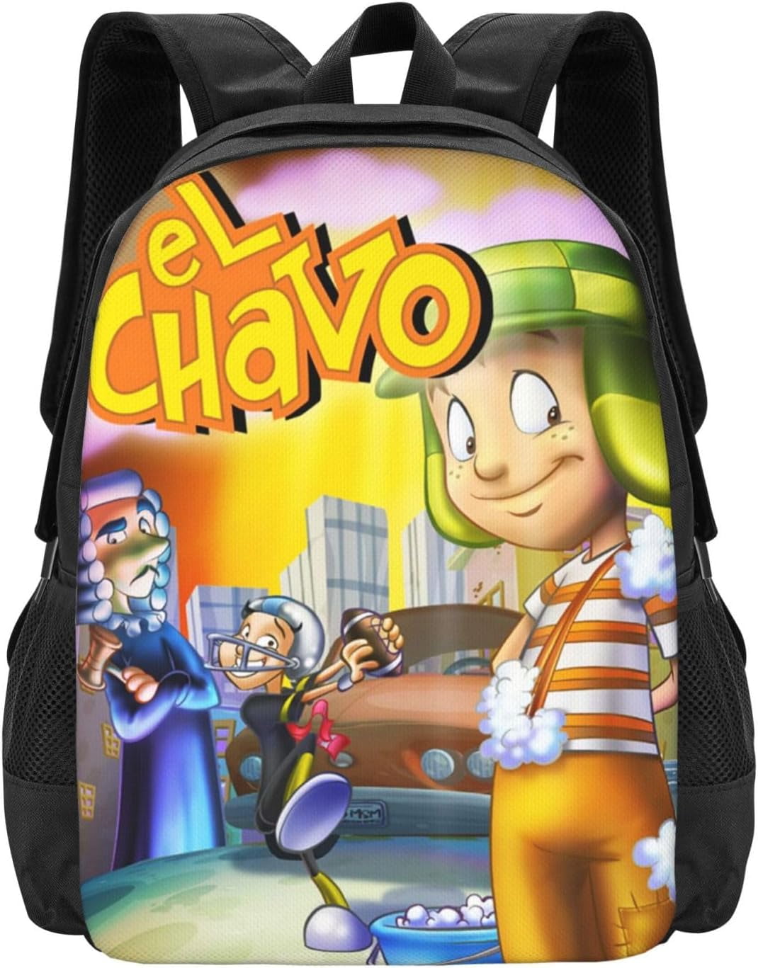 El Anime Chavo animado Anime Backpacks Canvas Backpack Cartoon Daypack ...