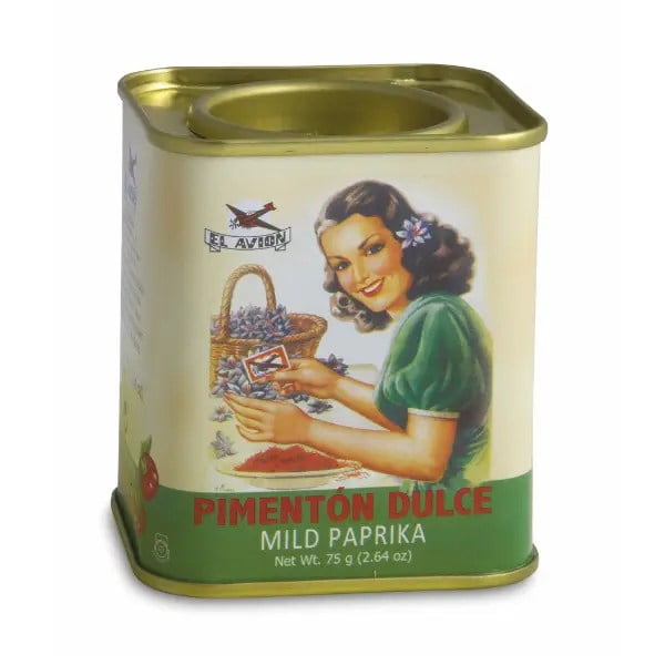 El Avion Spanish Sweet Paprika Vintage Tin — 75g (2.64oz) MADE IN SPAIN ...
