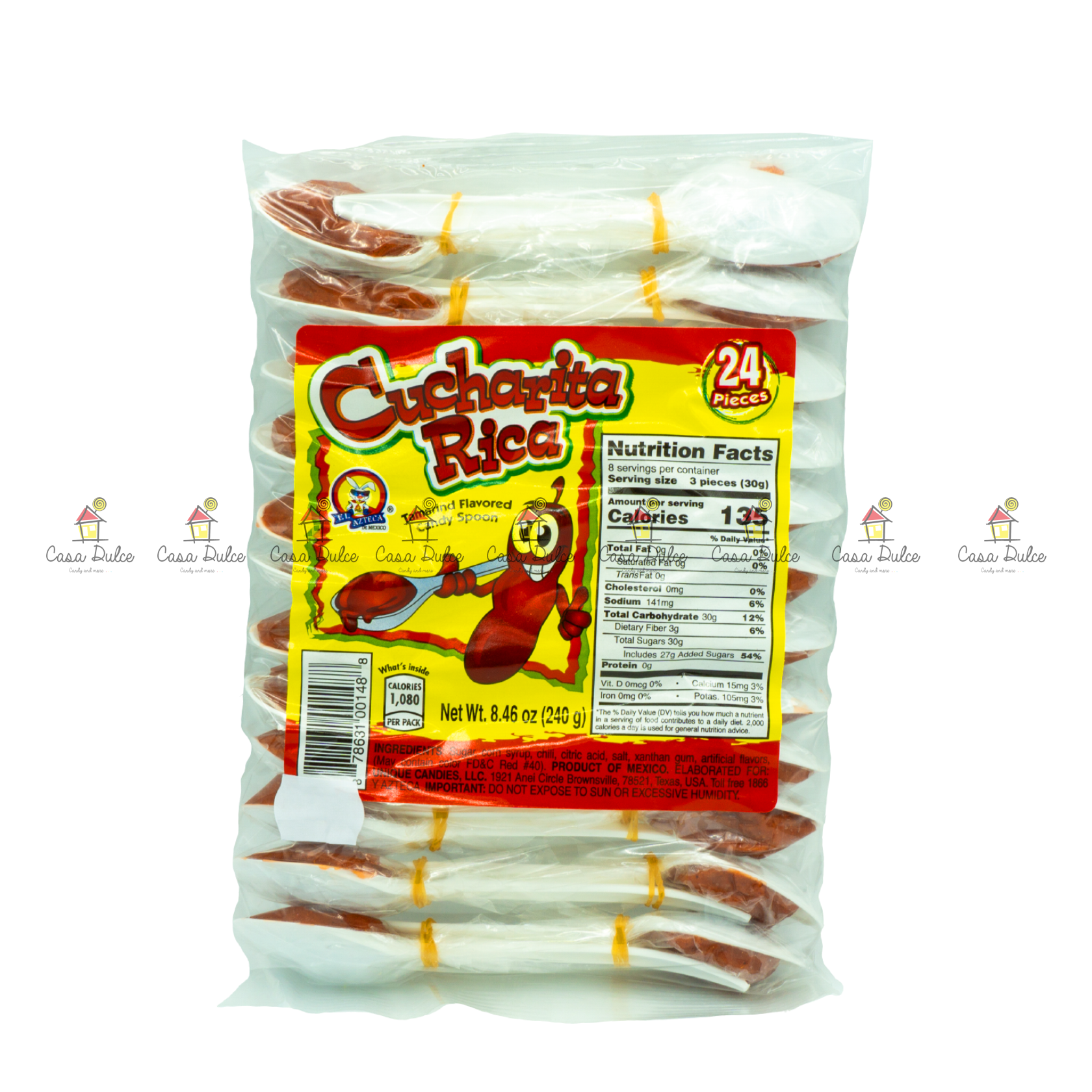 El Azteca Candy Spoon with Chili 22 Pieces (24 Pack) 8.46 oz - Walmart ...