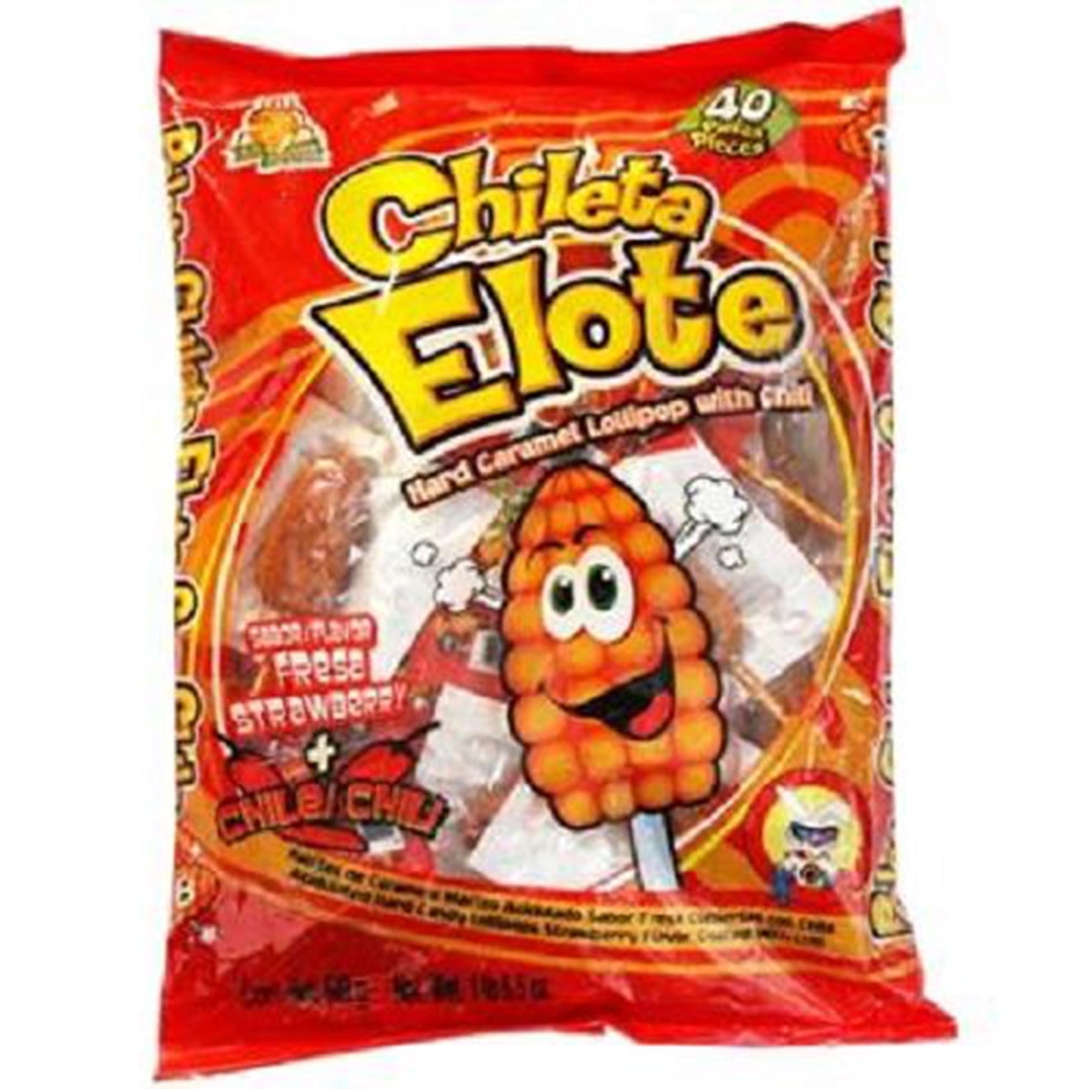 El Azteca, Chileta Elote - Bag, Count 40 - Sugar Candy / Grab Varieties ...