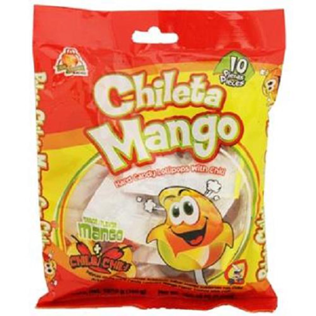 El Azteca Chileta Lollipops Mango W/Chili - 5.6 oz bag - Walmart.com