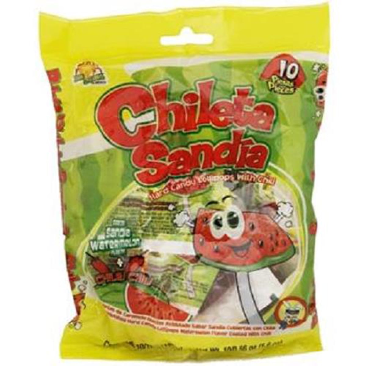 El Azteca, Chileta Lollipops Sandia with Chili, Mexican Suckers ...