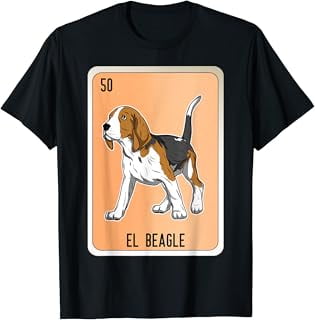 El Beagle Mexican Slang Chicano Bingo Cards T-Shirt - Walmart.com