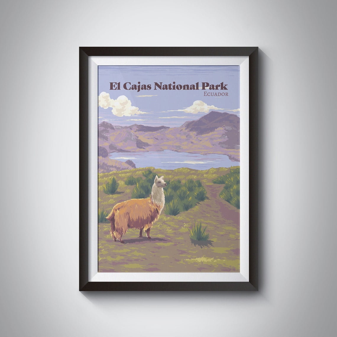 El Cajas National Park Poster, Ecuador, South America, Cuenca, Azuay ...
