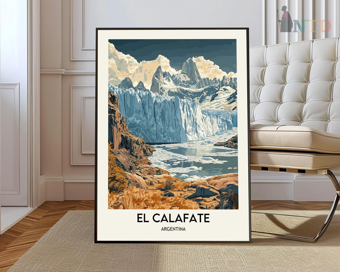 El Calafate Print, El Calafate Wall Art, El Calafate Poster, El ...