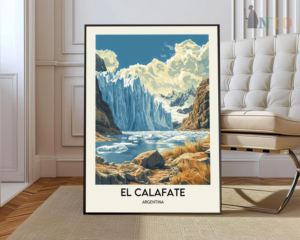 El Calafate Print, El Calafate Wall Art, El Calafate Poster, El ...