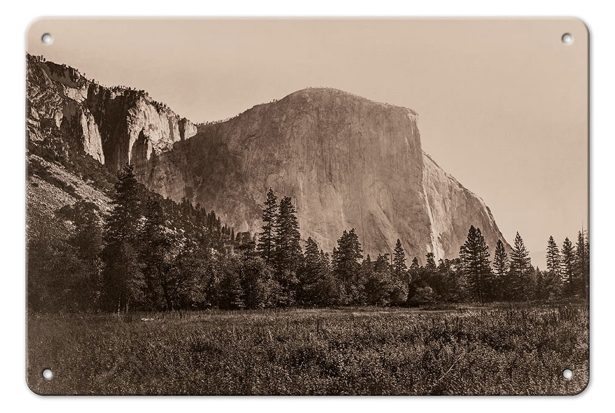 El Capitan - Yosemite National Park California - Vintage B&W Historical ...