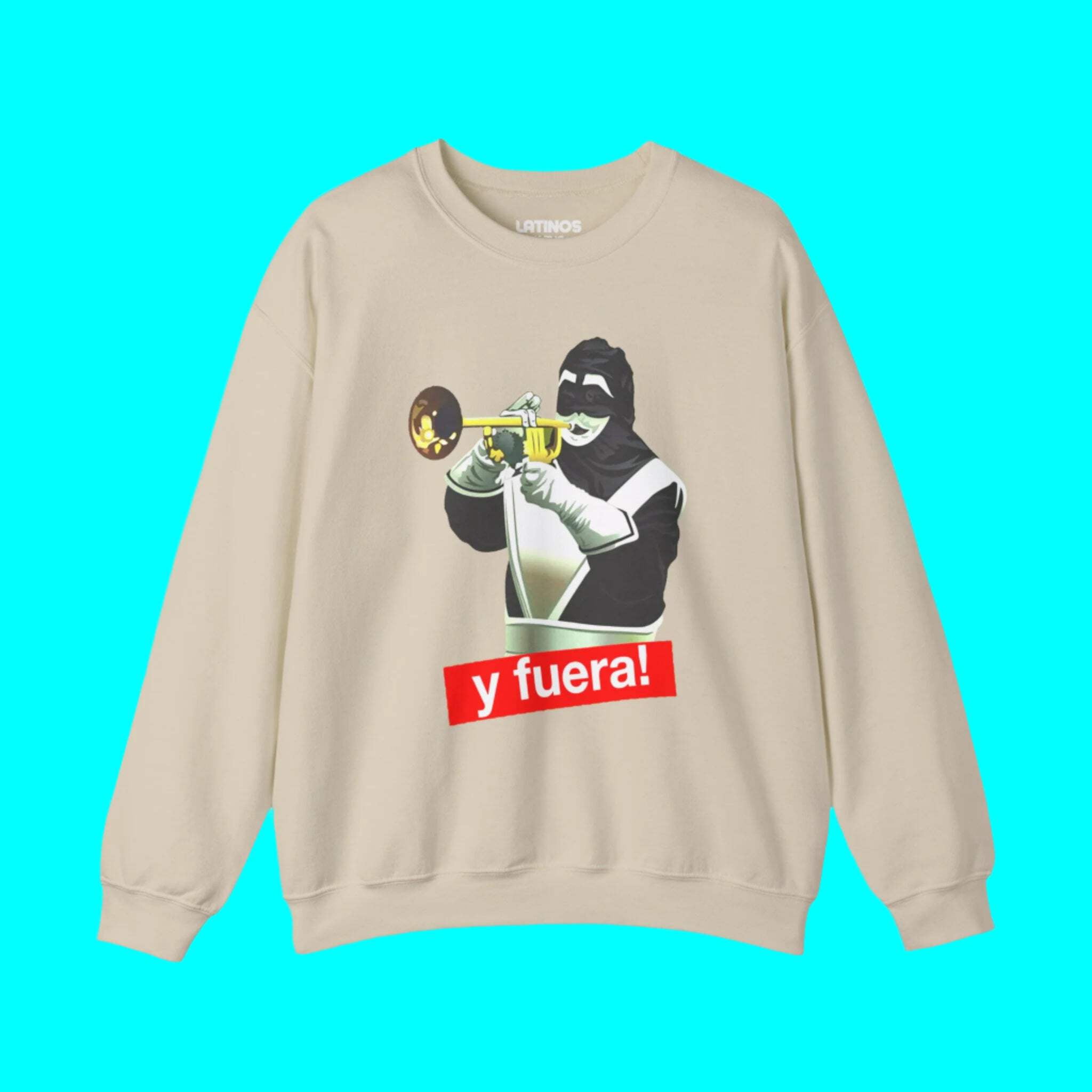 El Chacal De La Trompeta "Y FUERA!" Sabado Gigante Crewneck Sweater ...
