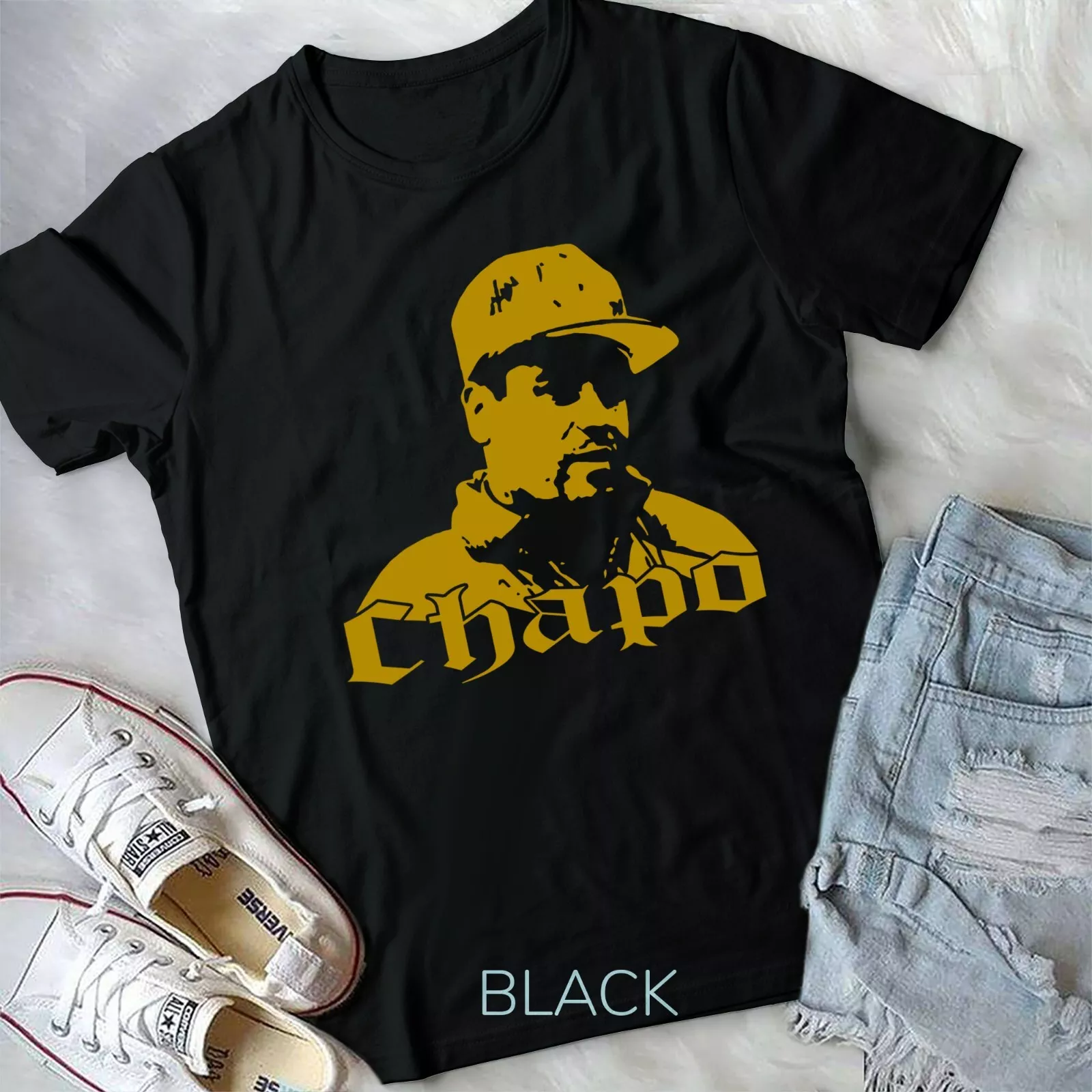 El Chapo Unisex T-shirt with Graphic Art for Streetwear and Bold Style ...