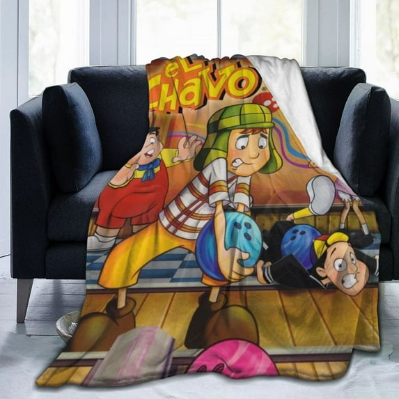 El Chavo Cartoon Del Ocho Blanket Throw Bedding Room Decor Flannel ...